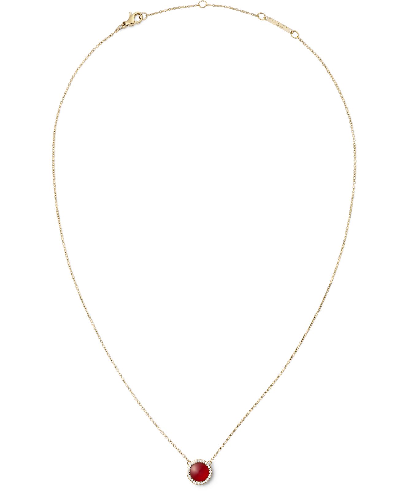 Daniel Wellington DW00401440 - Náhrdelník Audrey Red Agathe Gold ...